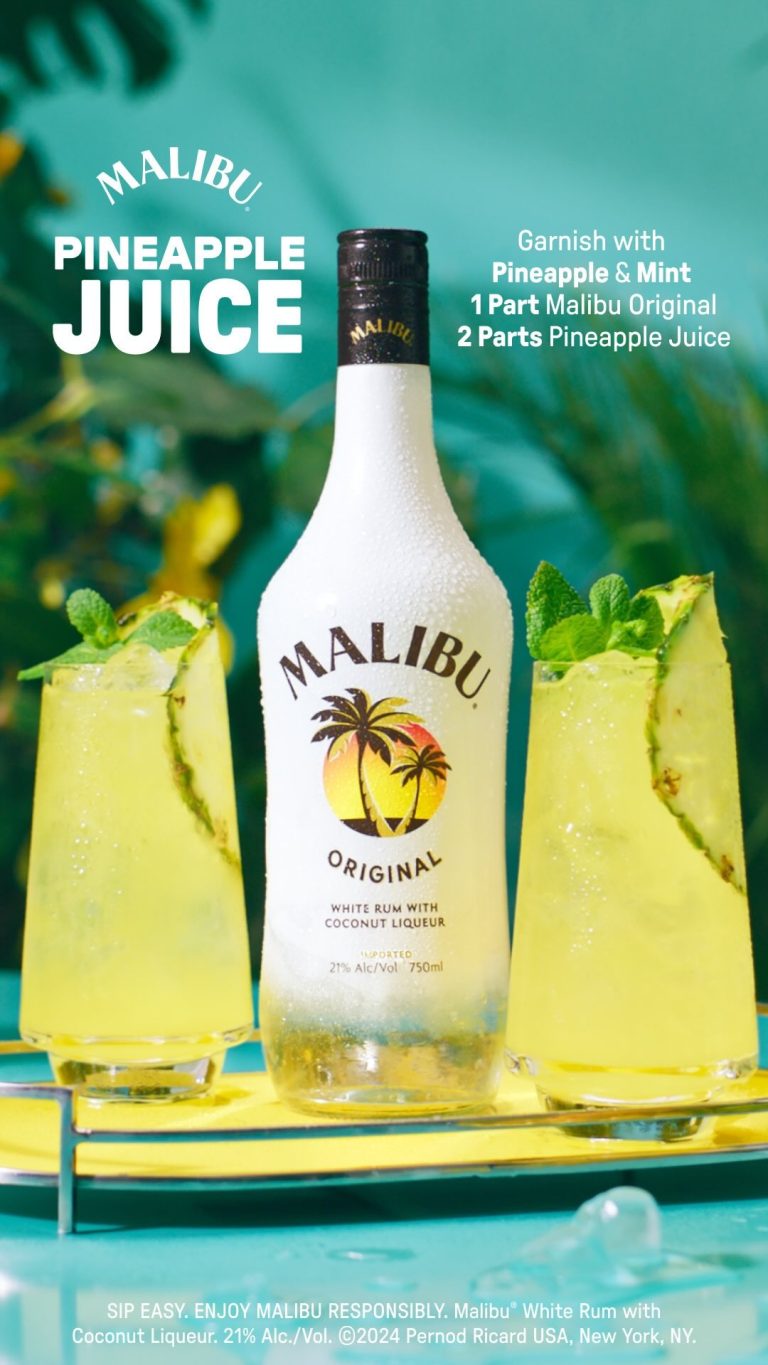 Malibu Peach Rum Punch Drink Recipe - Malibu Drinks