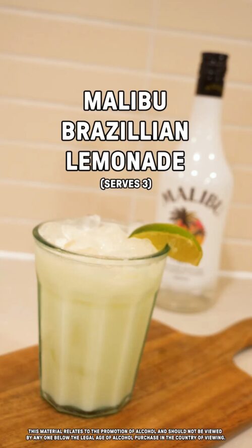 Malibu Sparkling Pina Colada Drink Recipe - Malibu Drinks